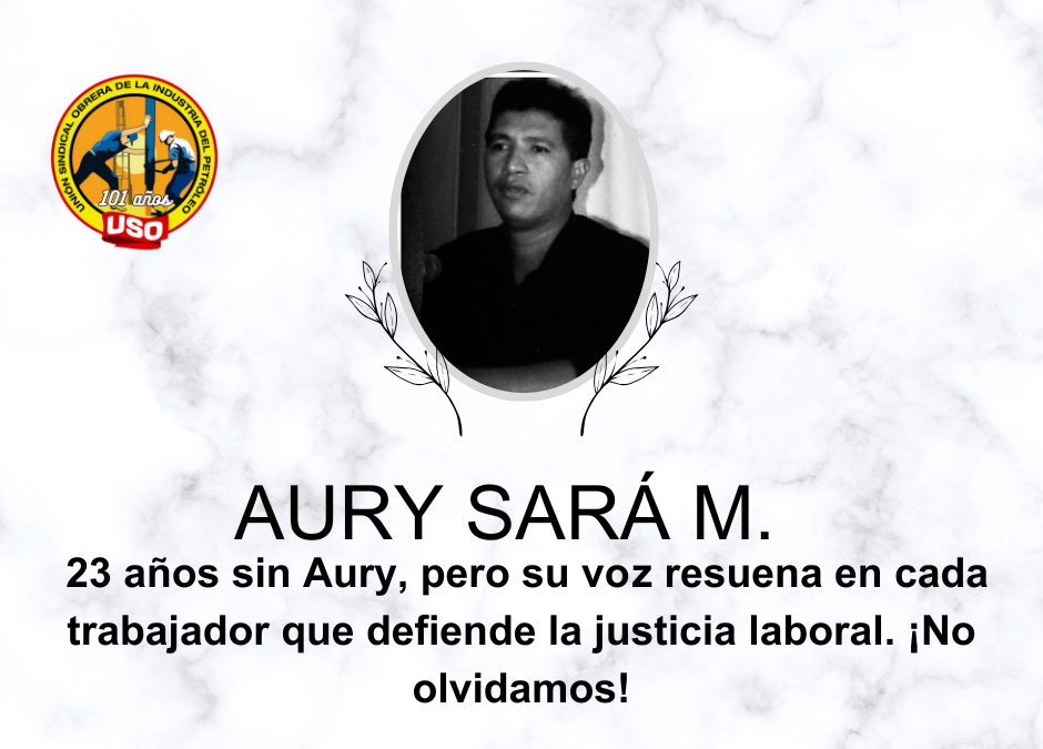 Aury Sará Marrugo: 23 Años de un Legado Sindical Inquebrantable - USO ...
