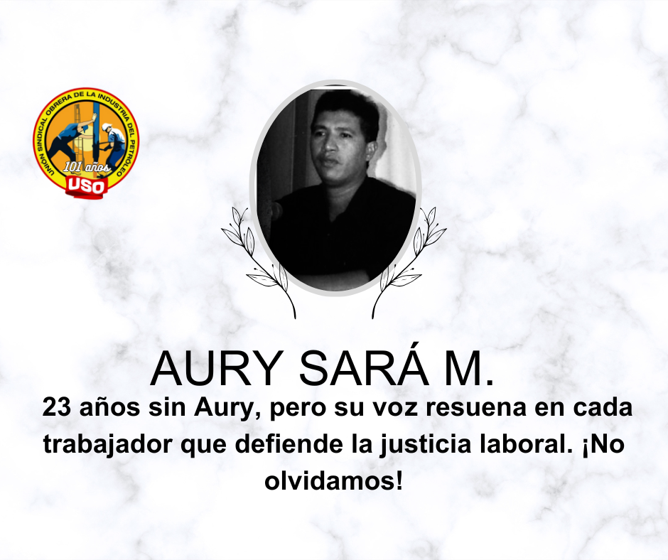 Aury Sará Marrugo: 23 Años de un Legado Sindical Inquebrantable - USO Colombia Unión Sindical Obrera
